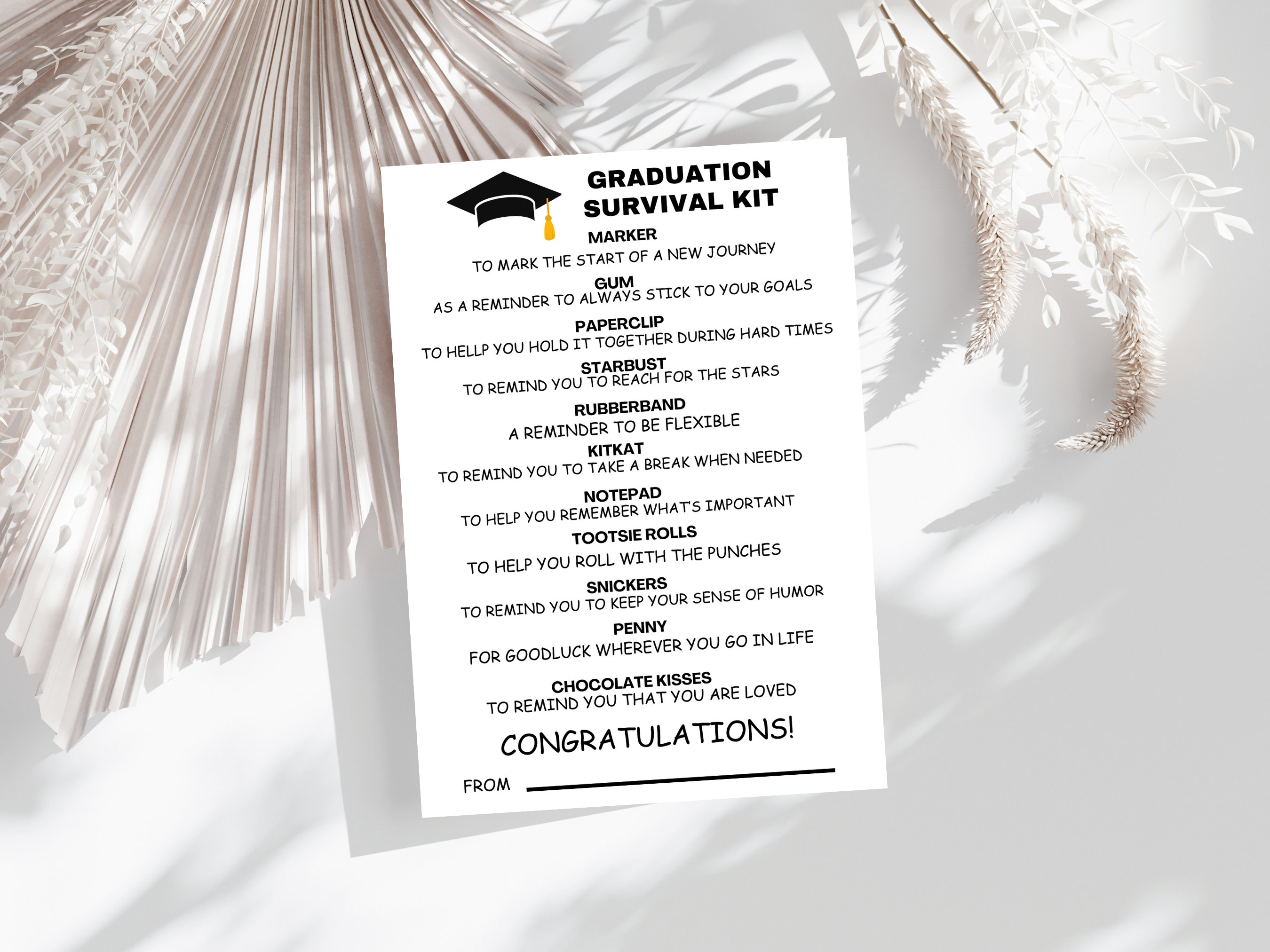 Graduation Survival Kit, Graduate Gift Idea, Graduation Survival Kit ...