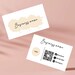 Printable Business Card Template With QR Code, Ready for Instant ...