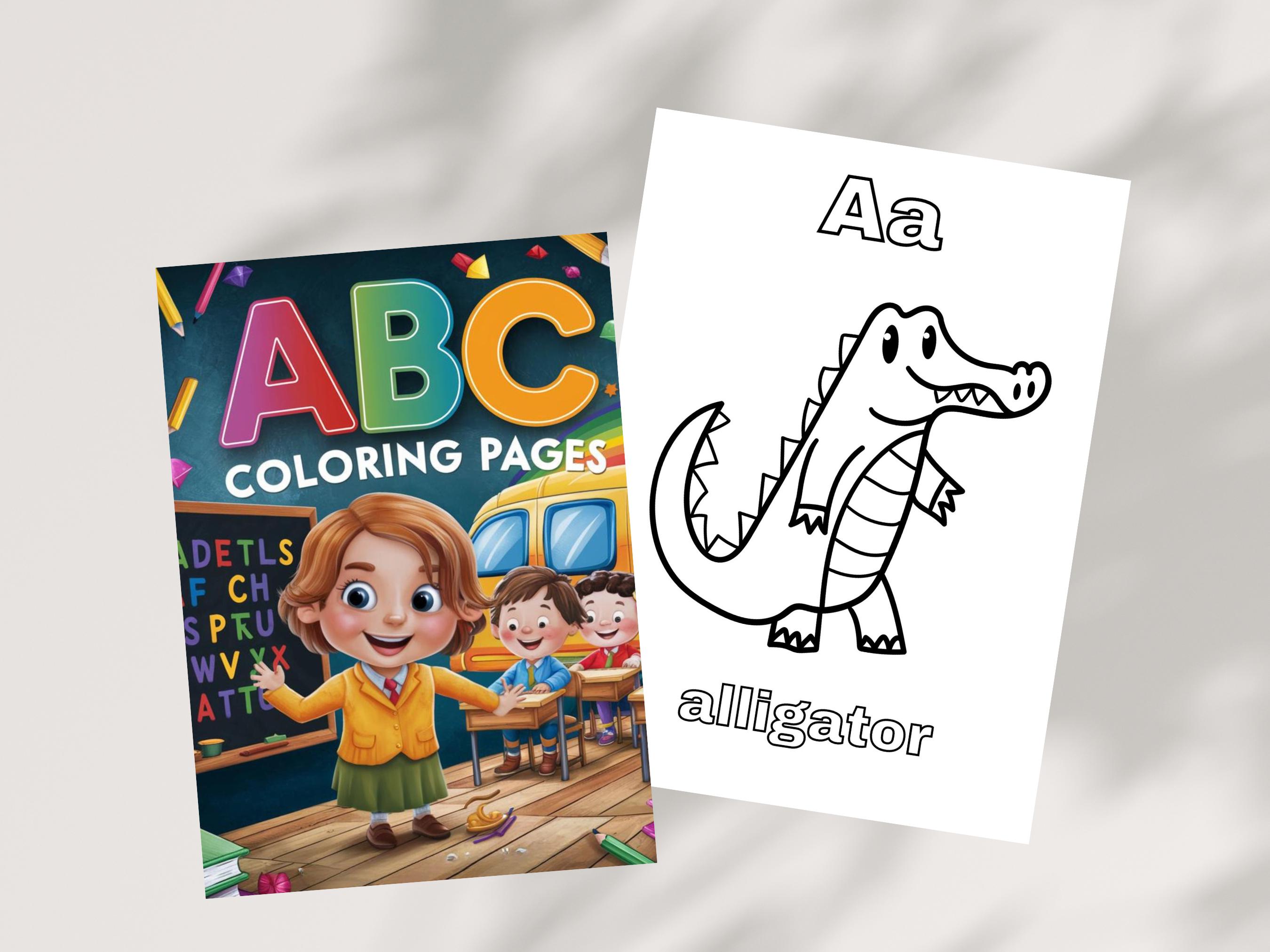 Alphabet Coloring Pages, ABC Coloring Pages, Preschool Coloring Pages ...