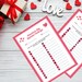 Valentines Day Alphabet Printable Challenge Game Worksheet, Valentines ...