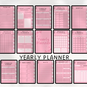 Goodnotes Yearly Planner, Notability Panner, Hyperlinked Yearly Planner ...