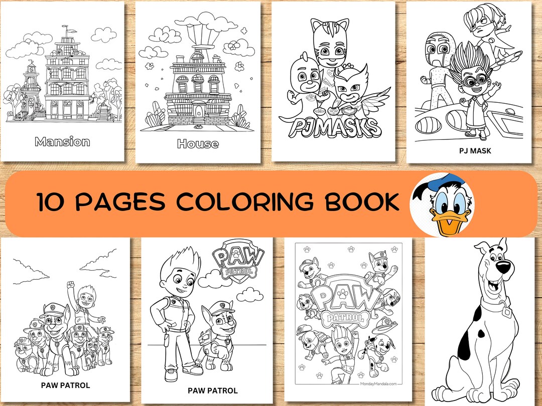 Engaging Easy Coloring Pages for Kids & Toddlers - Preschoolers ...