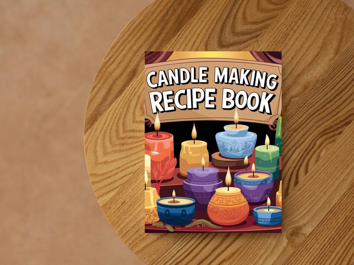Homemade Candle Making Recipes, Printable Candle Making Recipe Book, DIY Candle Guide, Printable ...