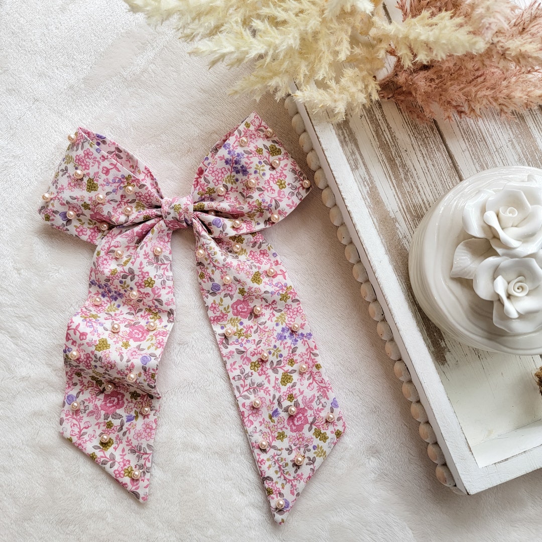 Spring Hair Bows, Women Hair Bows, Vintage Hair Bows, Coquette Hair ...