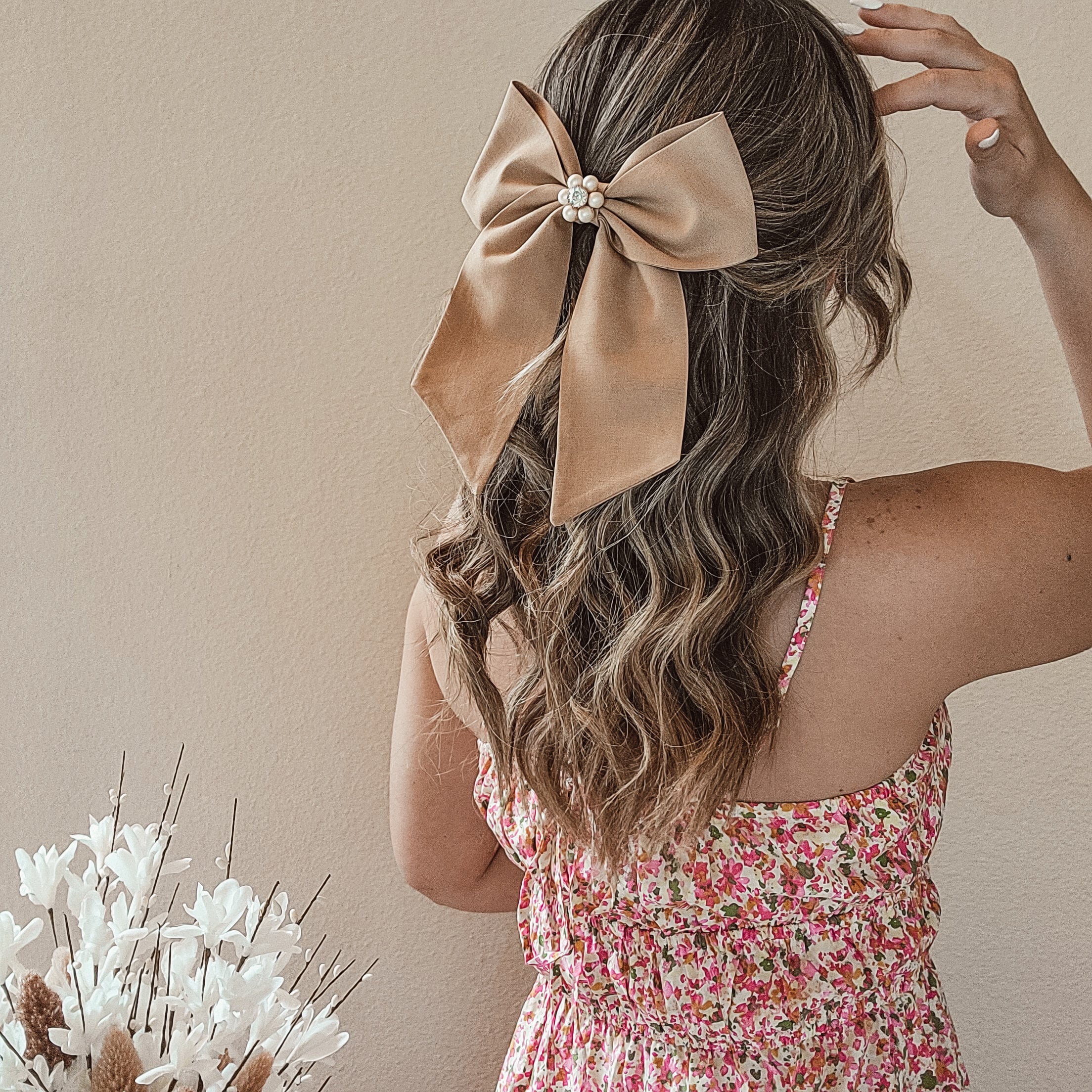 Neutral Colored Hair Bows, Spring Hair Bows, Hair Clips, Hair Bows ...