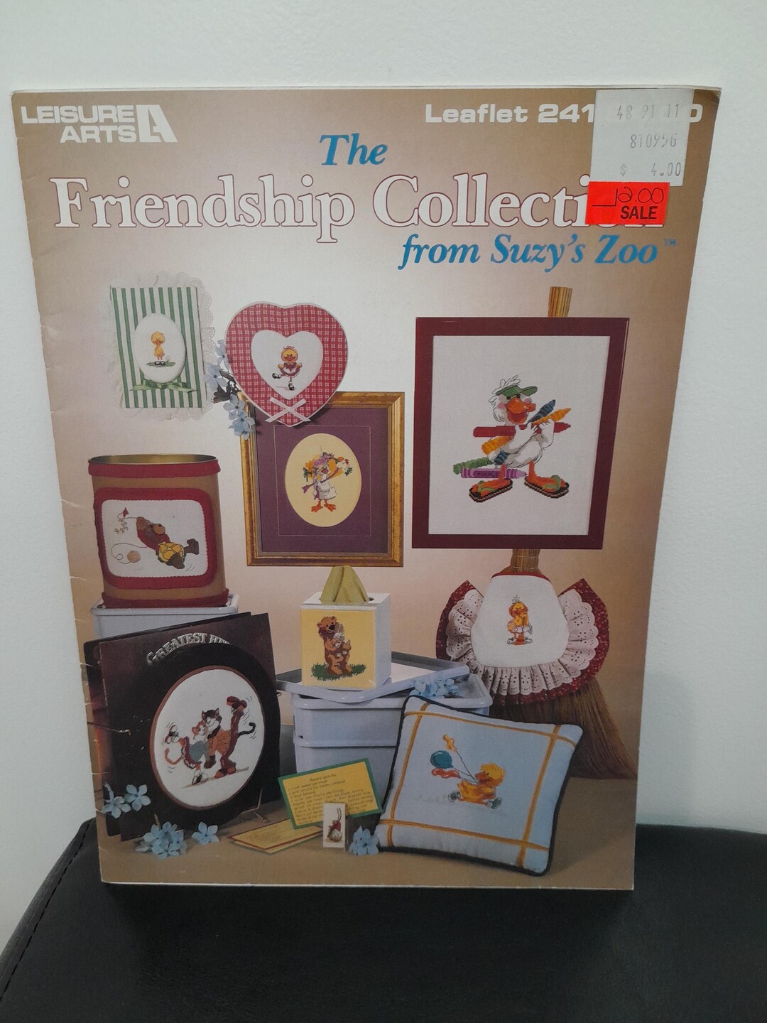 Vintage Suzy's Zoo Cross Stitch Pattern Book: Friendship Collection ...