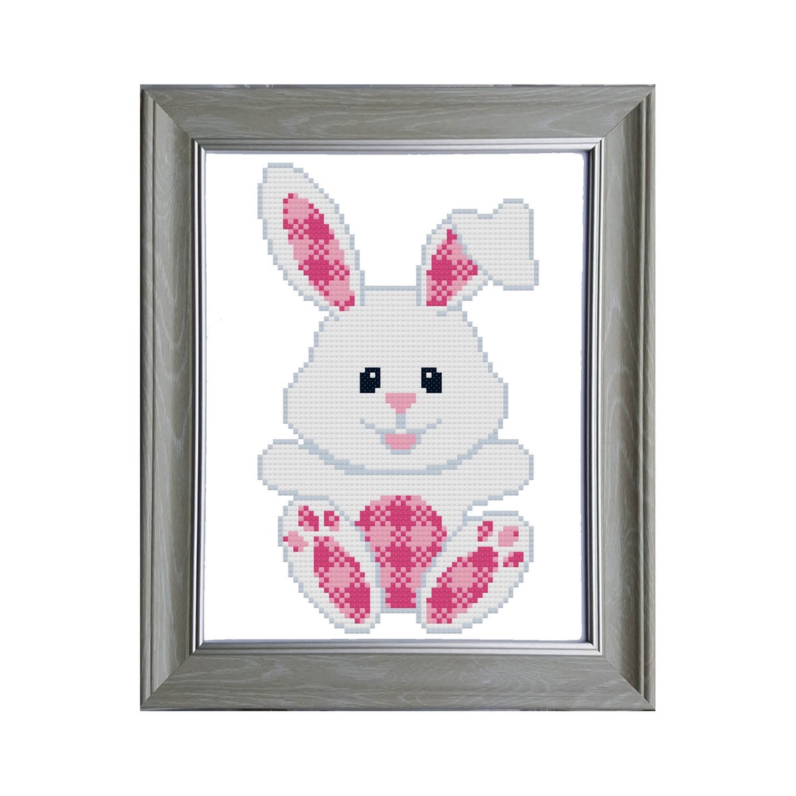 Bunny Cross Stitch Pattern - PDF File - Instant Download - X Stitch ...