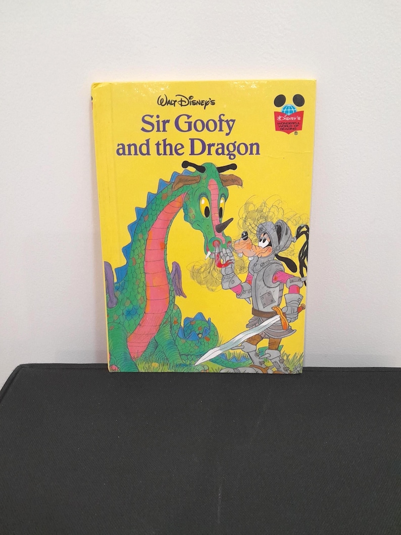 Vintage Disney's Goofy Book: Sir Goofy and the Dragon Hardcover - Etsy