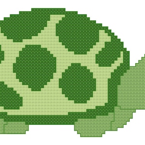 Turtle Cross Stitch Pattern - Digital File/ Instant Download - Hoop Art ...