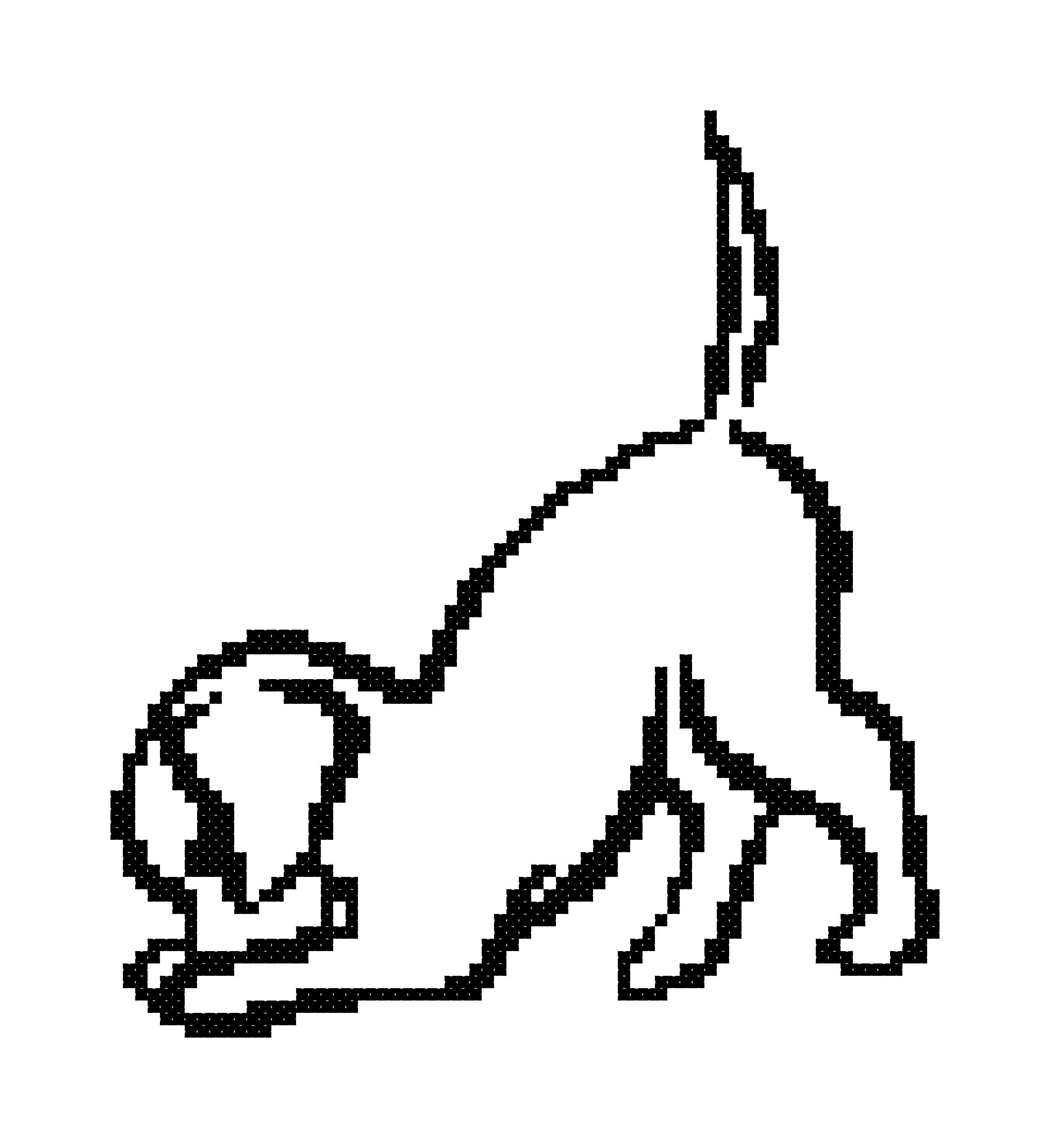 Puppy Outline Cross Stitch Pattern: Simple Dog Design (PDF Pattern) - Etsy