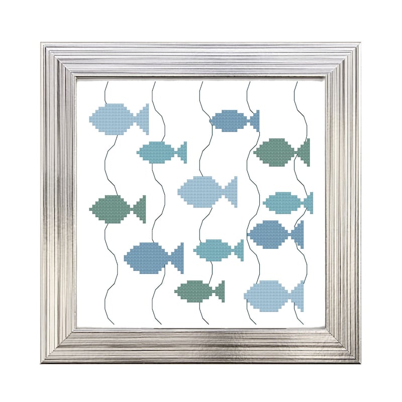 Fish Cross Stitch Pattern - Etsy