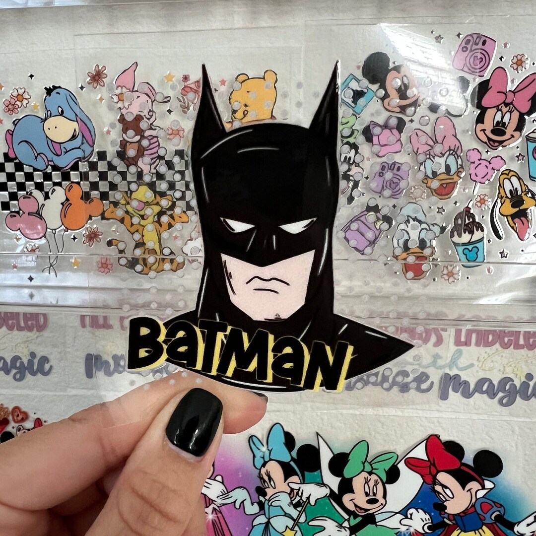 Batman UV DTF Disney Inspired Decal DC Tumbler | Ready to Apply ...
