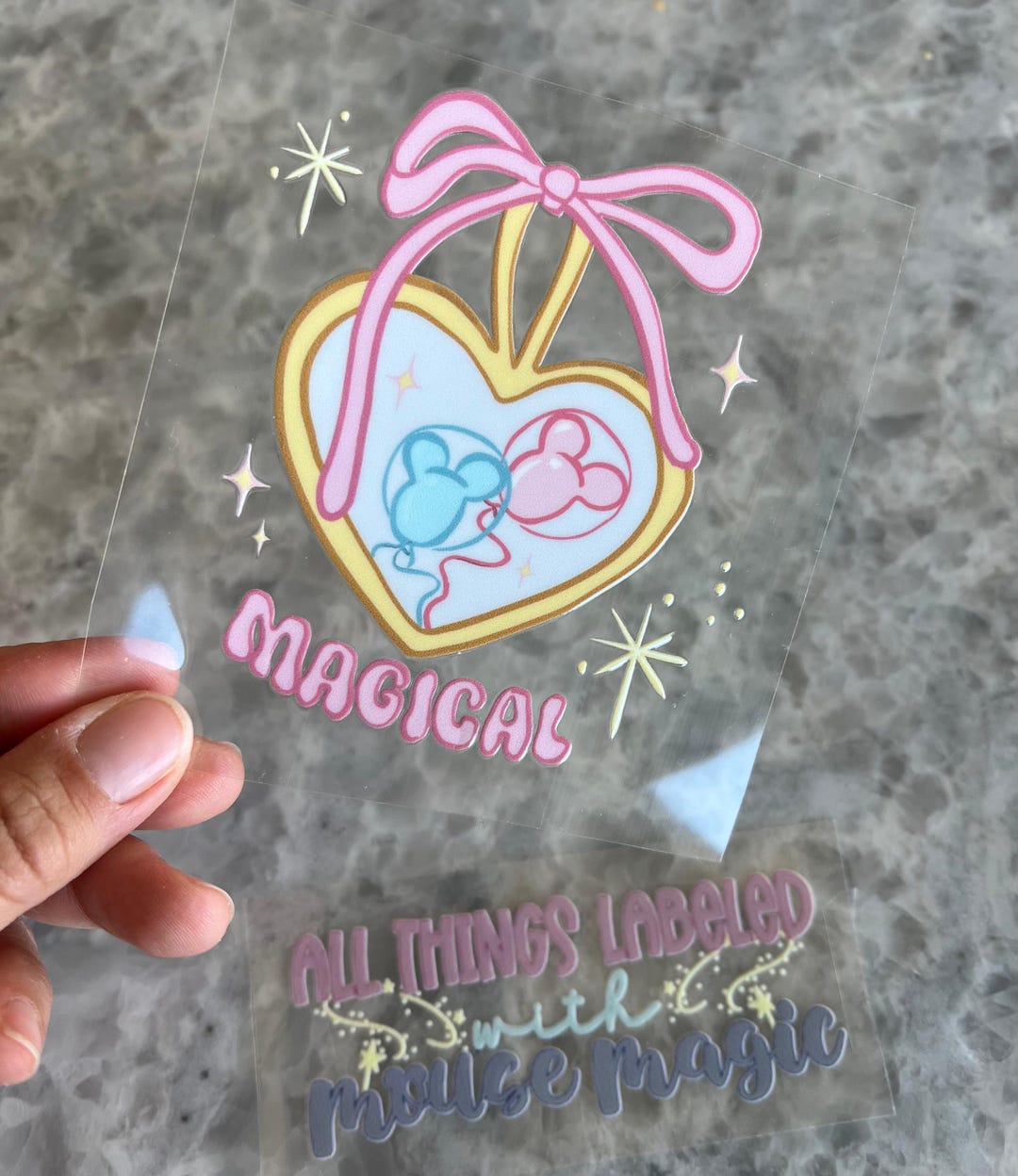 Magical Vintage Locket UVDTF Decal Disney Inspired Permanent Sticker - Etsy