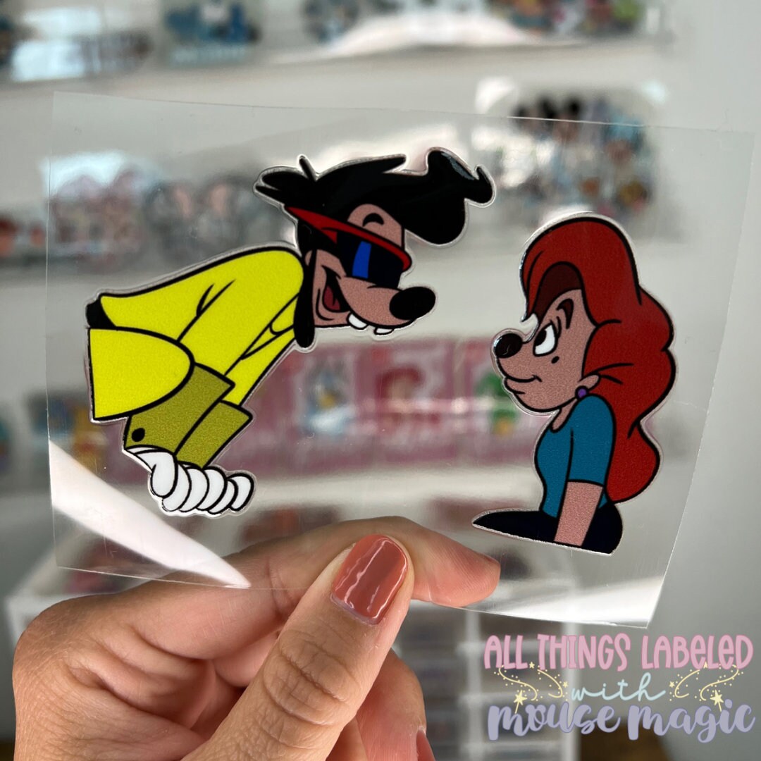 Disney Inspired UV DTF Extremely Goofy Movie Decal Max Roxanne Sticker ...