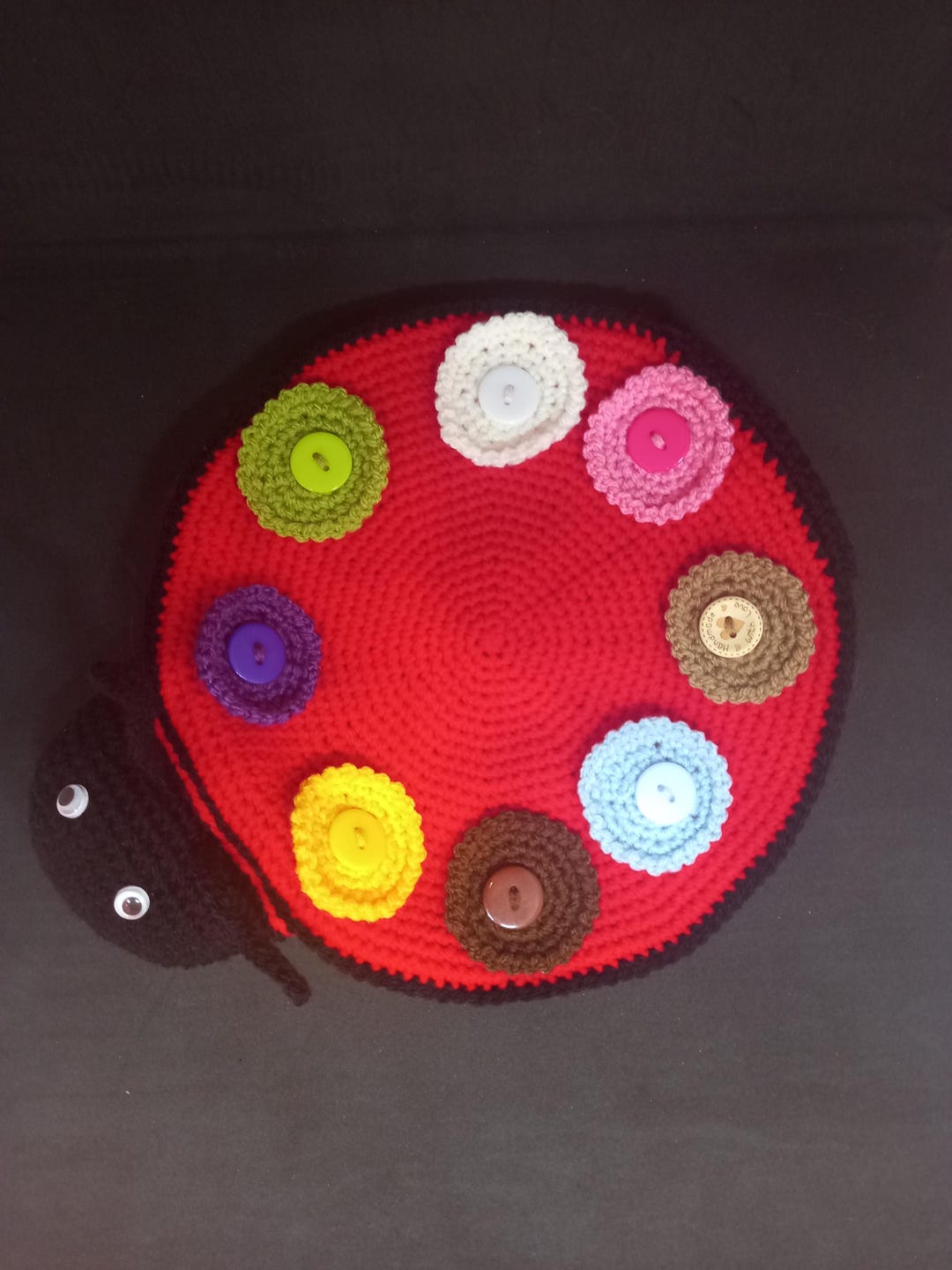 Ladybug Montessori-style Fine Motor and Color Matching Game, Handmade ...