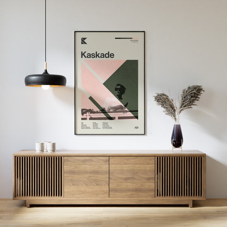 Kaskade Inspired Poster Mid Century Modern Print District - Etsy