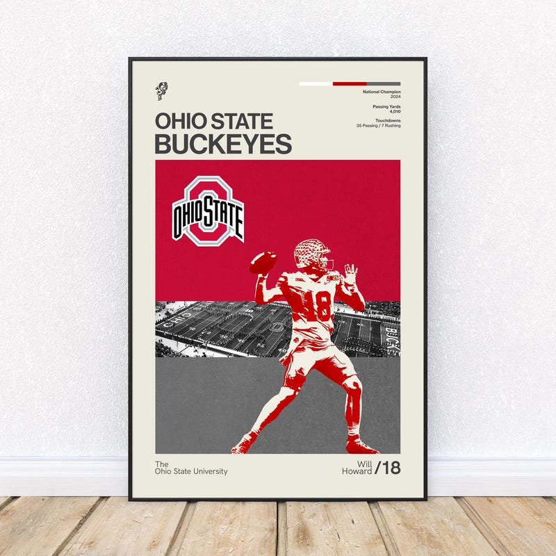 Ohio State Buckeyes Decor - Etsy