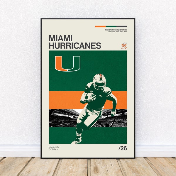 Miami Hurricanes Svg - Etsy