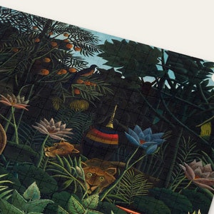 Puzzle for Adults Henri Rousseau's the Dream 1910 Artwork 120/252/500 ...