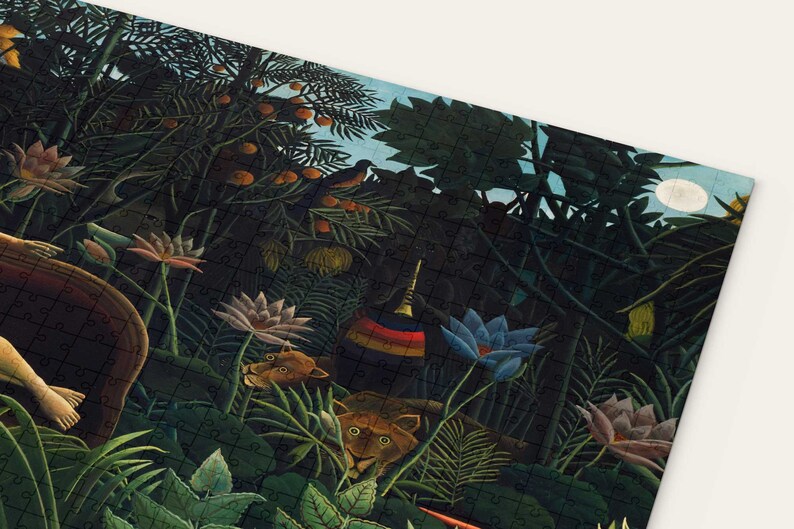 Puzzle for Adults Henri Rousseau's the Dream 1910 Artwork 120/252/500 ...