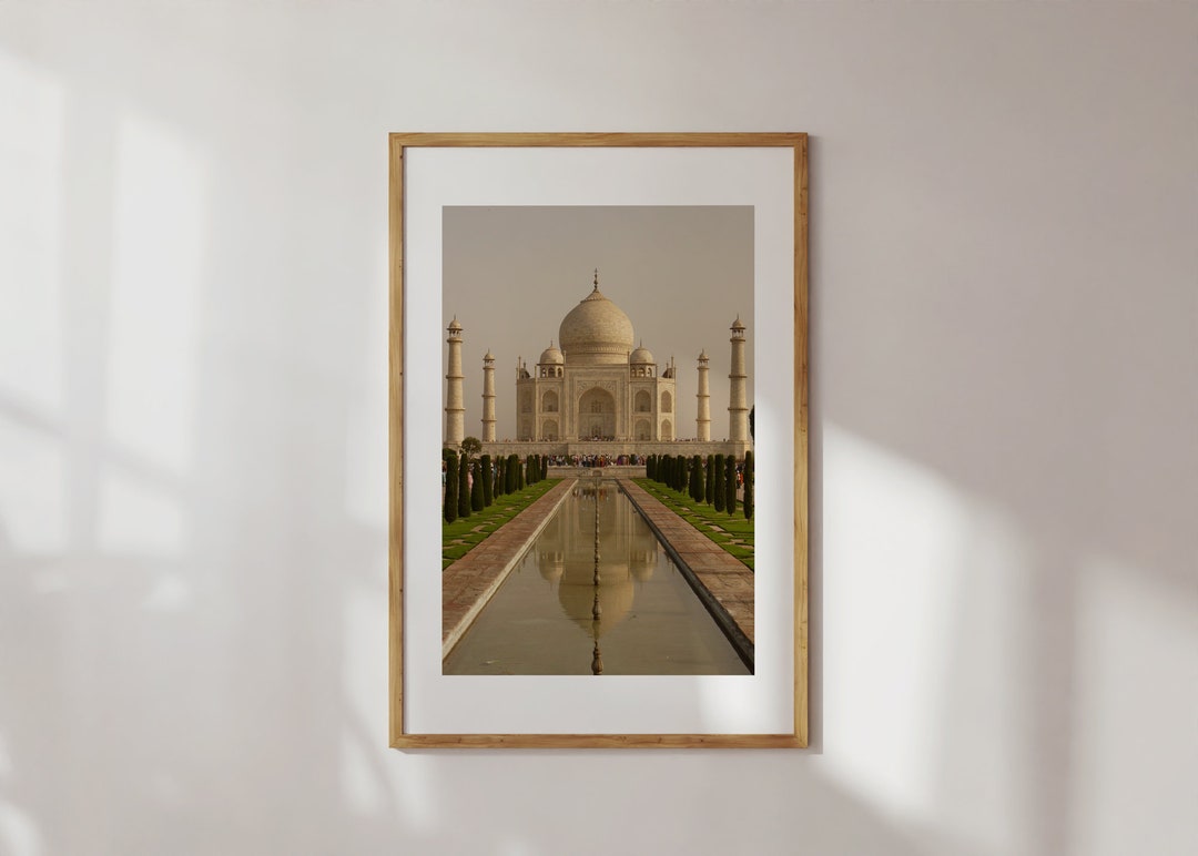Vintage Taj Mahal Poster, Vintage Wall Art Prints, Large Gallery Photo ...