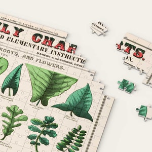 Puzzle for Adults Botanical Leaves Stems Roots & Flowers 120/252/500 ...
