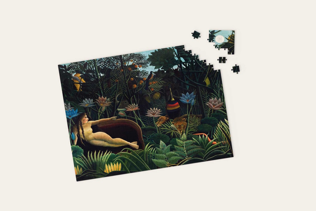 Puzzle for Adults Henri Rousseau's the Dream 1910 Artwork 120/252/500 ...