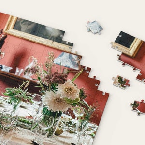 Puzzle for Adults, Dinner Party With Flowers, 120/252/500 Pieces Pieces ...
