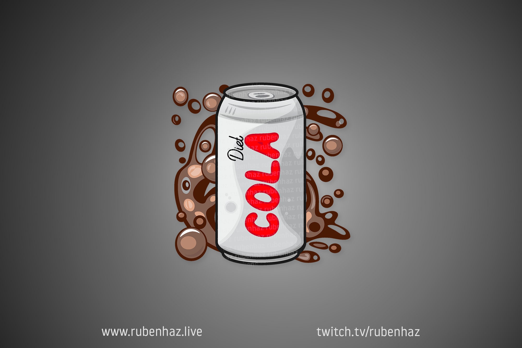 Diet Cola Soda Emote & Sub-badge for Twitch and Discord - Etsy