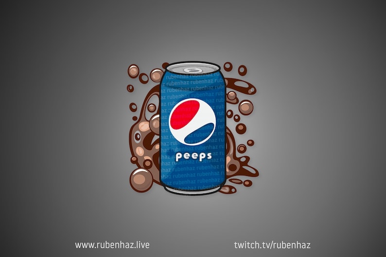 Peeps Cola Soda Emote & Sub-badge for Twitch and Discord - Etsy