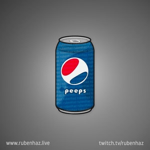 Peeps Cola Soda Emote & Sub-badge for Twitch and Discord - Etsy