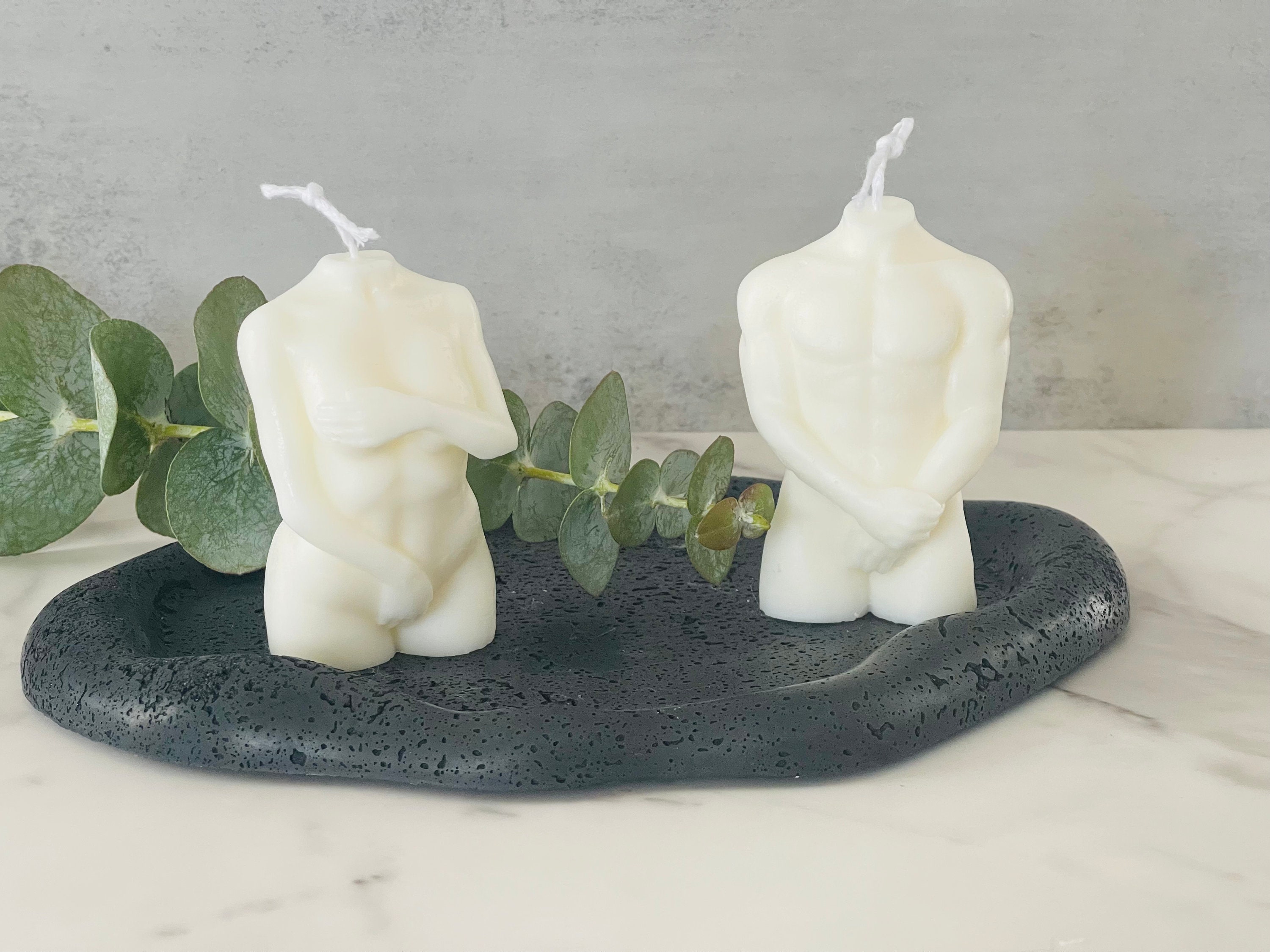 Nude Woman and Men Candle, Naked Torso Candle, Femme Candle, Nude ...
