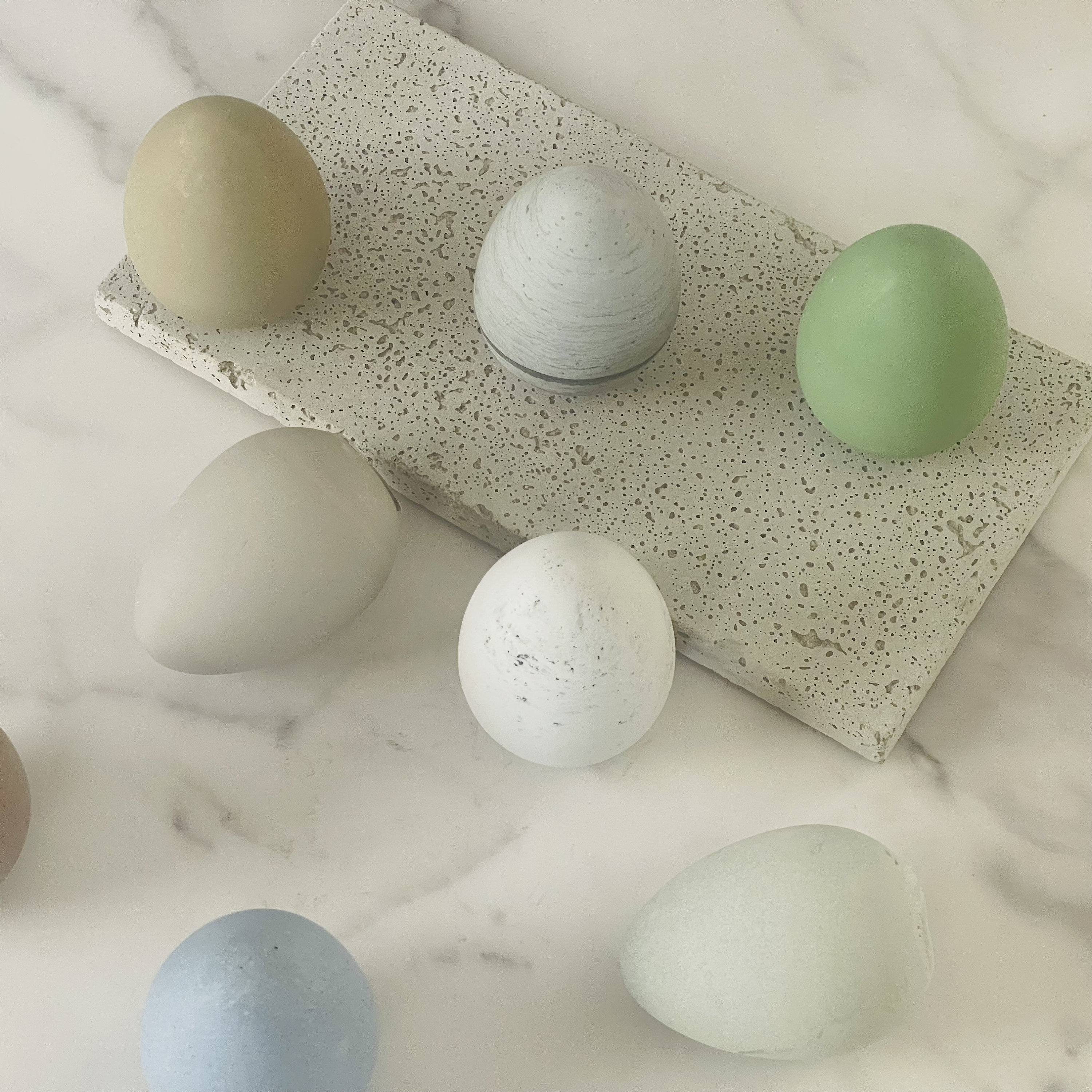 Concrete Easter Eggs: Modern Home Decor, Multiple Colors - Etsy
