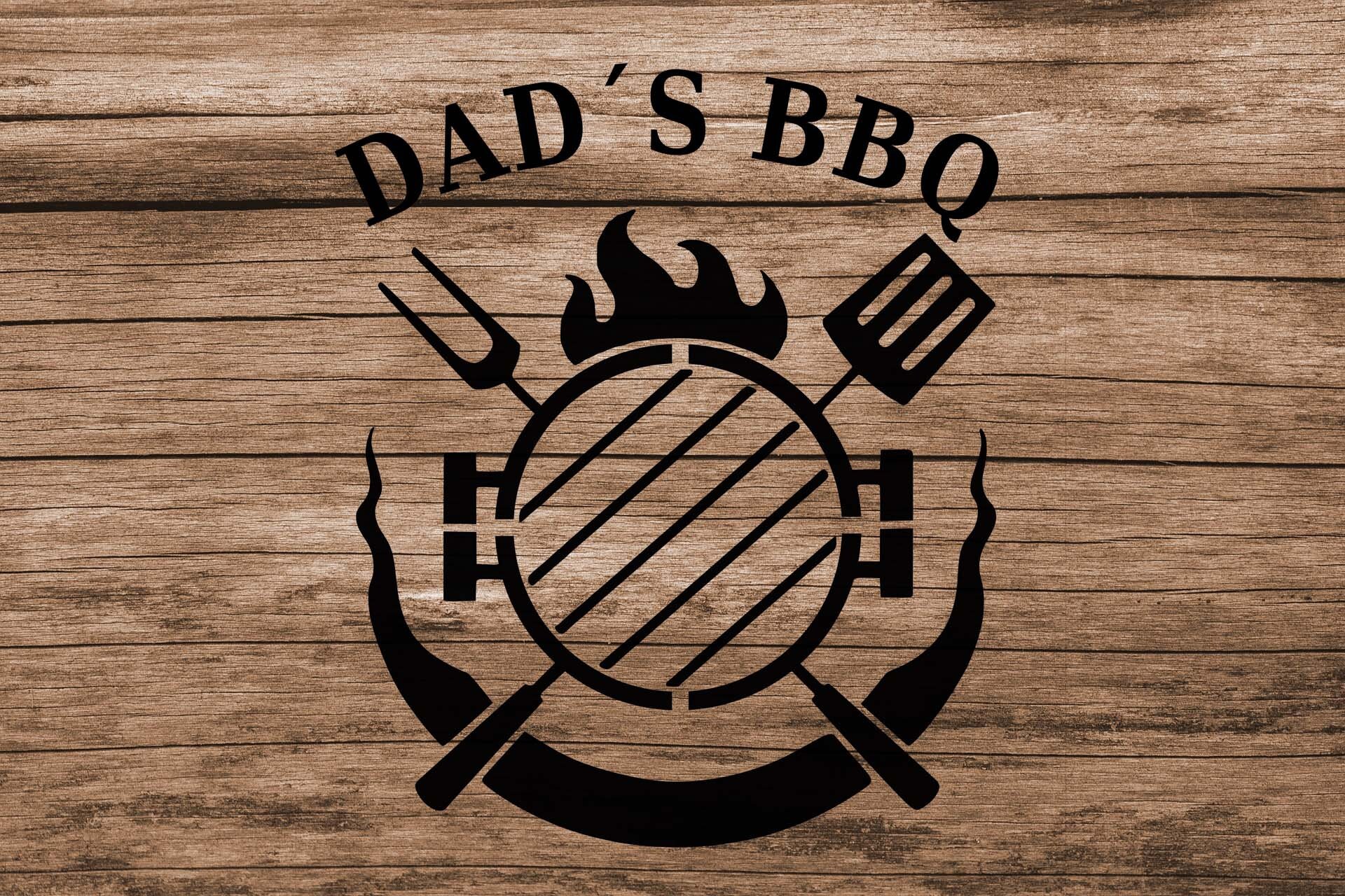 DAD S BBQ / SVG / Dxf / Png / Barbecue Plotter Laser Cut Plasma Cut ...