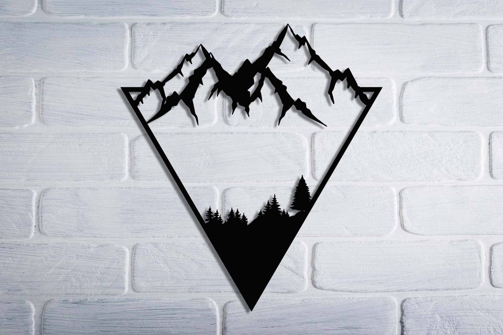 Mountains SVG PNG DXF, Mountain Design, Svg File, Png Files , Mountains ...