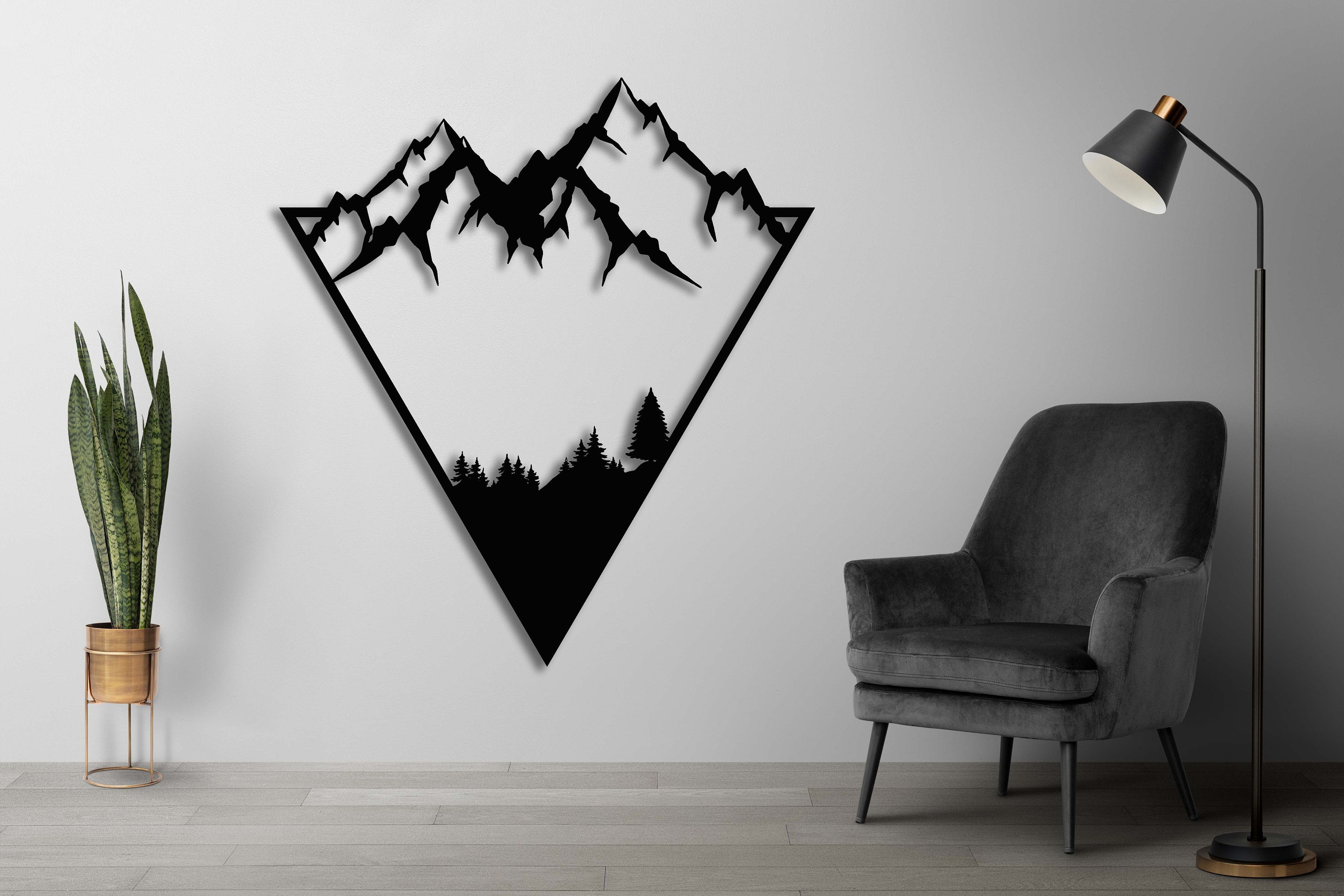 Berge SVG PNG DXF, Berg Design, Svg Datei, Png Dateien , Berge , Wald ...