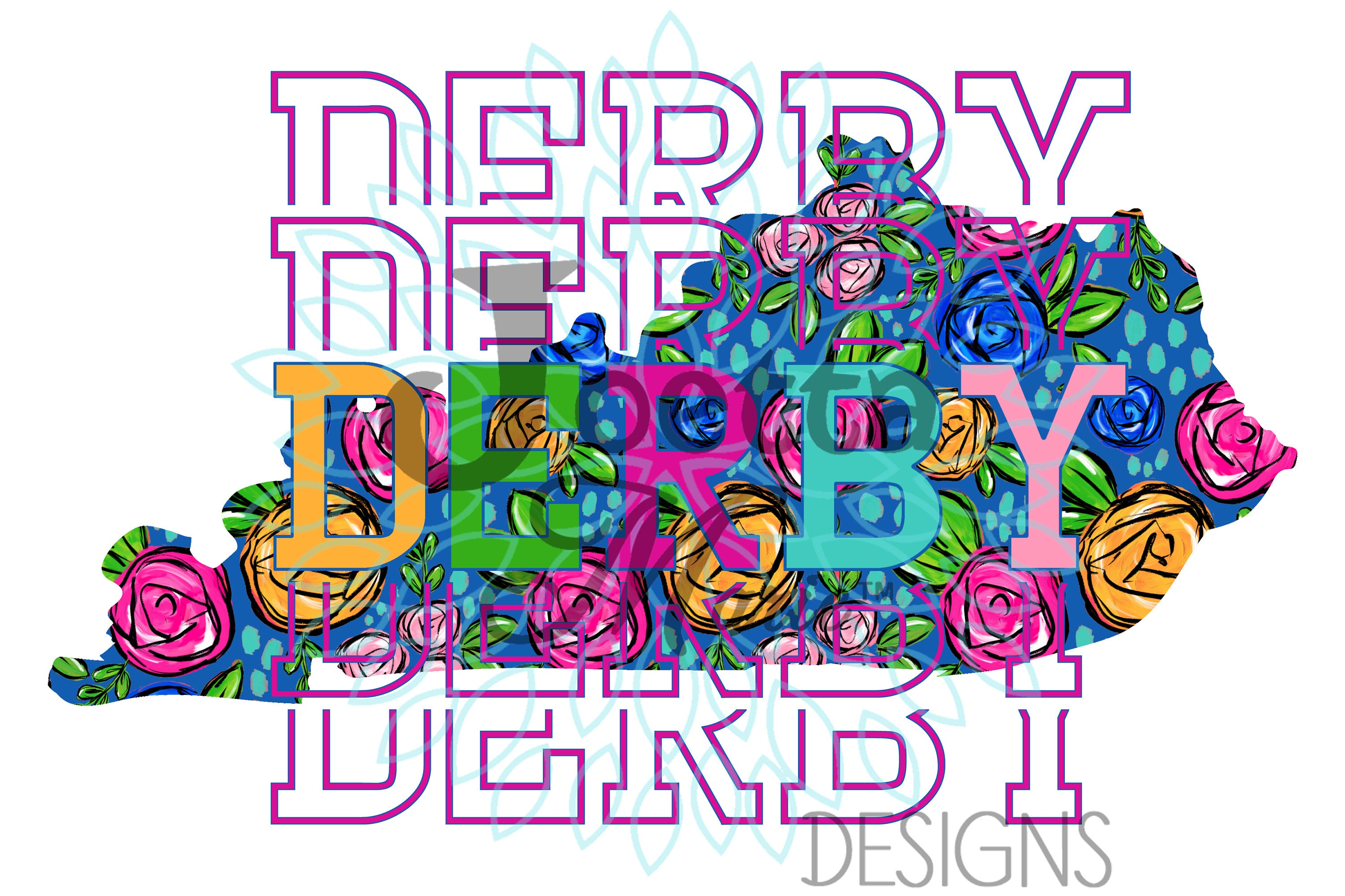 Derby, Kentucky, KY, Horse | PNG Design Digital Download, Sublimation ...