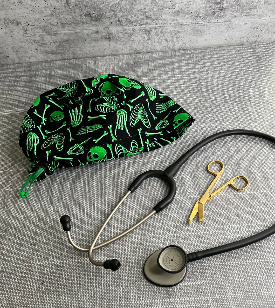 Glow in the Dark Euro Style Pixie Caps, Nurse Caps, Surgical Caps ...