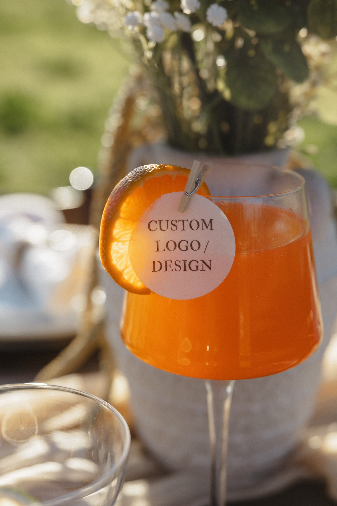 BULK Customized LOGO Edible Cocktail Drink Topper - 100 Pack - Etsy