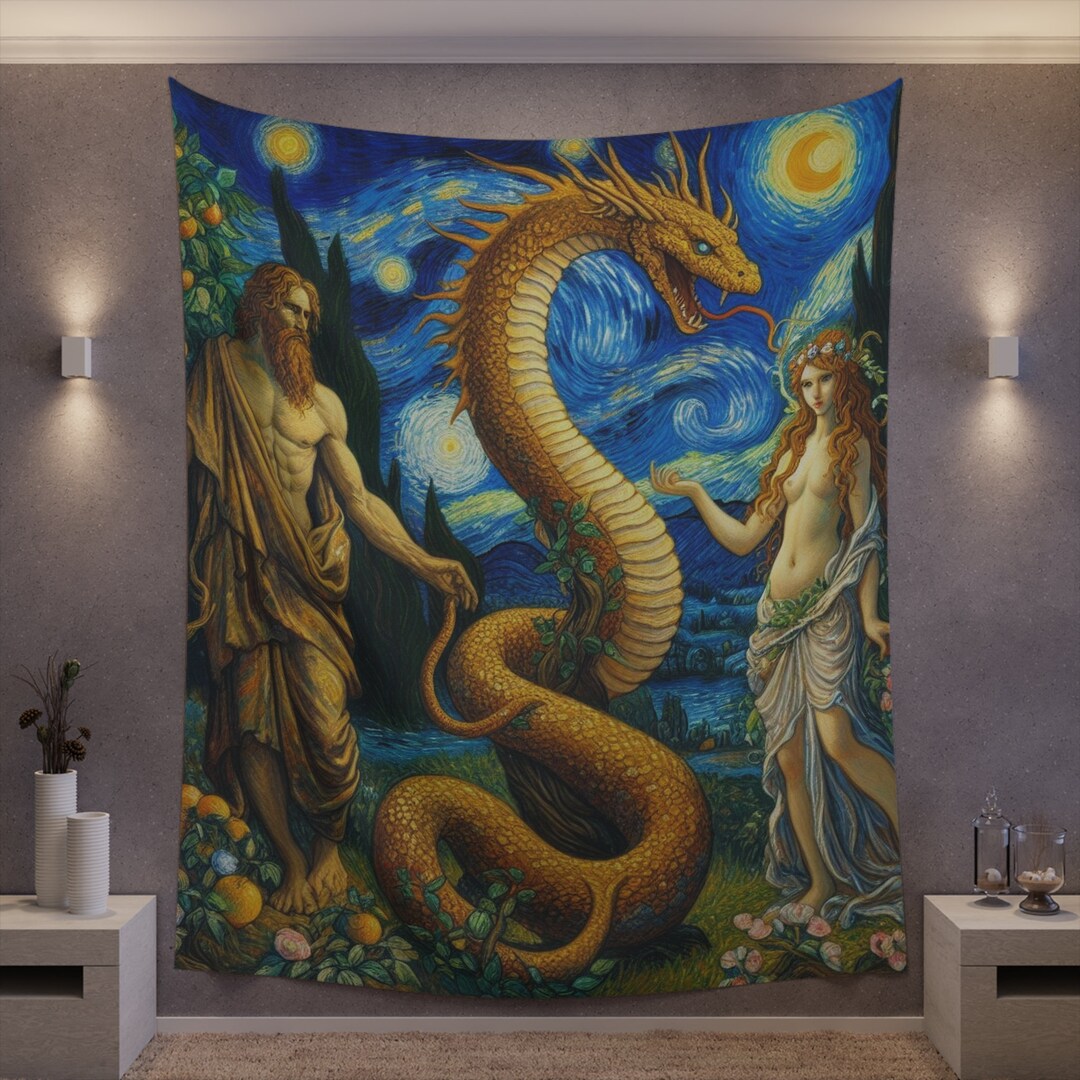 Wall Tapestry Picasso's Garden of Eden Bible Stories Religious Art - Etsy