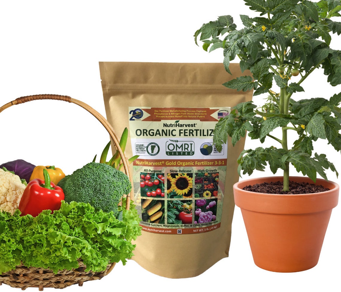Nutriharvest® Gold Organic Fertilizer 3-3-1, 1 Lb. Omri-listed for ...