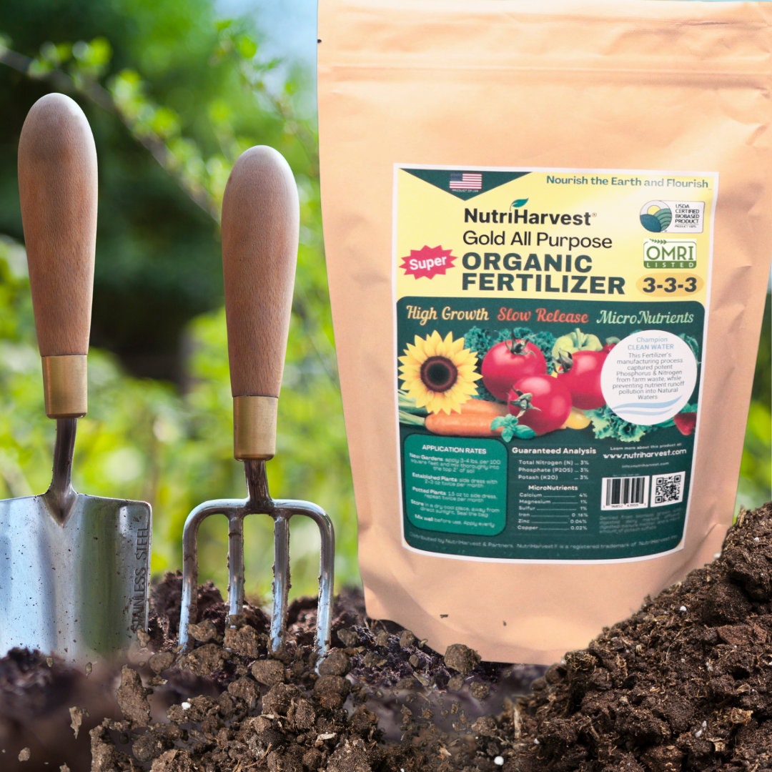 Nutriharvest® Super Organic Fertilizer 3-3-3, 1 Lb. Omri-listed for ...