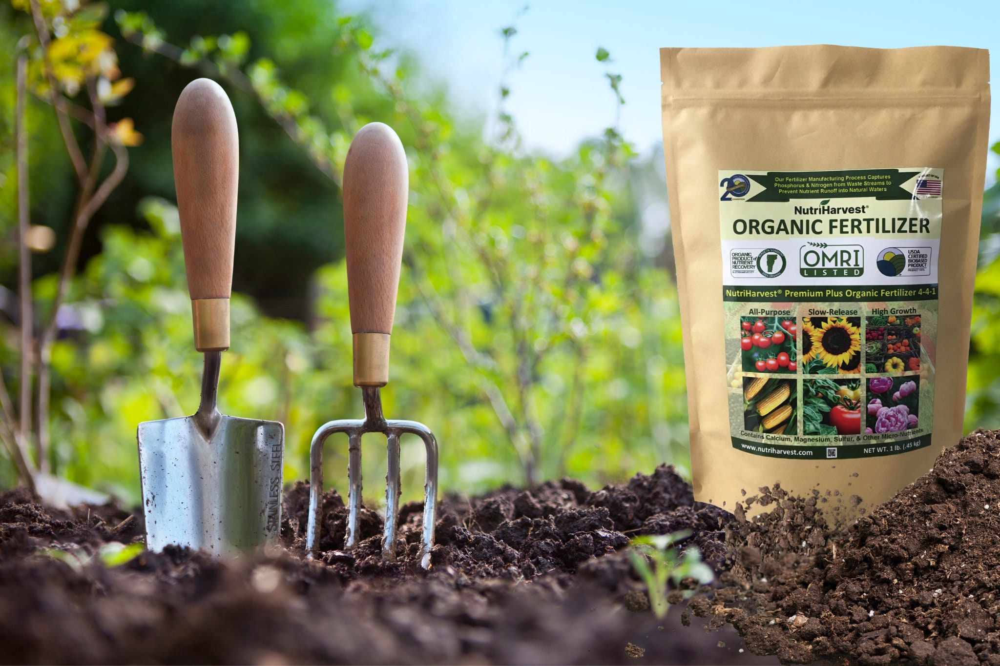 Nutriharvest Organic Fertilizer 4-4-1, Omri-listed, 1 Lb - Etsy