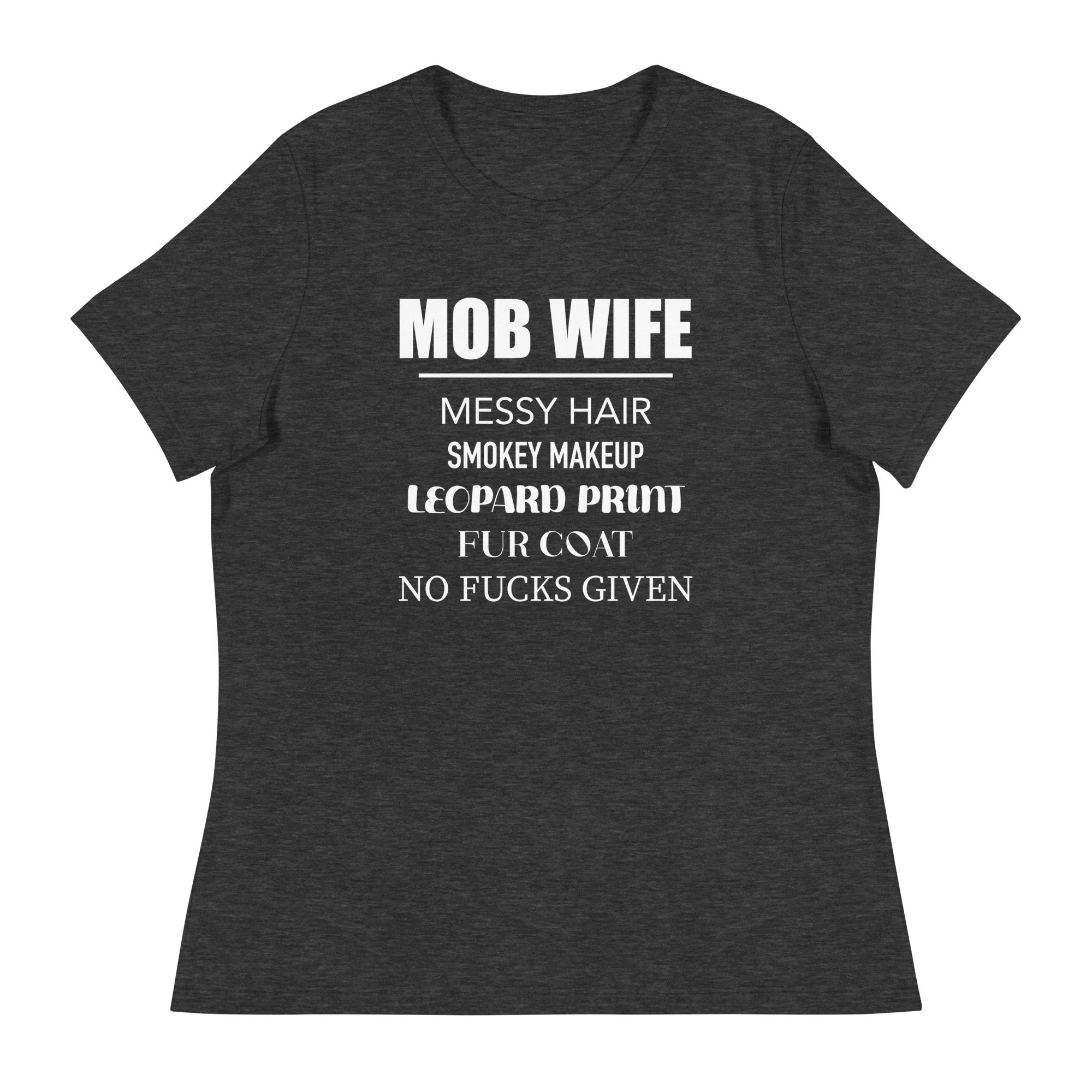 MOB WIFE 101 Mob Wife T-shirt Mob Wife Vibes Mob Wife Era Statement T ...