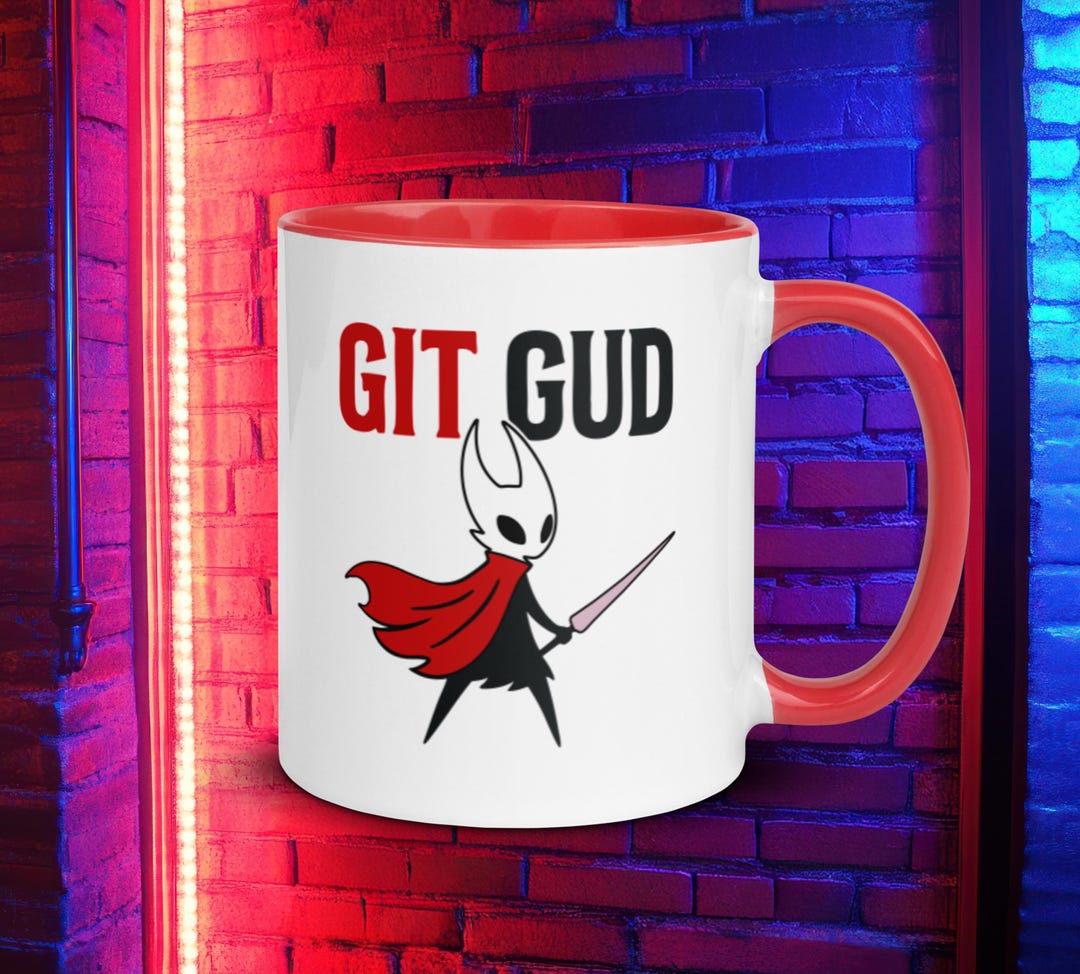 Hollow Knight Hornet "git Gud" Coffee Mug - Gamer Gift - Etsy