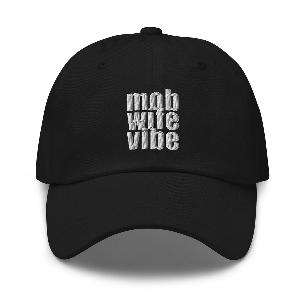 Mob Wife Vibe Hat - Embroidered Cotton Twill Cap - Etsy