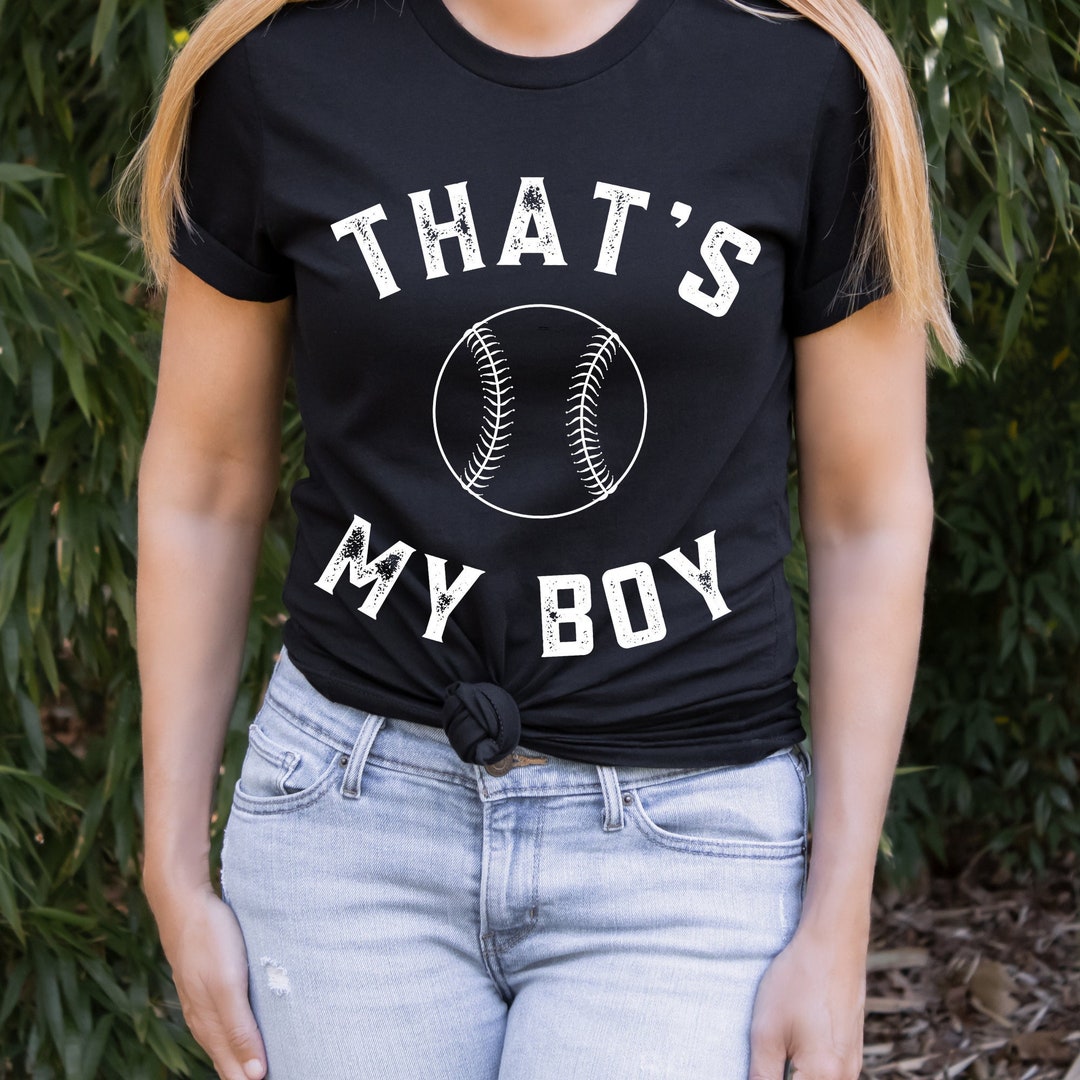 That's My Boy Baseball T-shirt: Baseball Mom Gift - Etsy