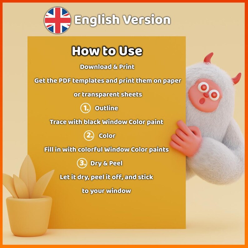 24 Easter Window Color Templates | Printable Easter Window Decor ...