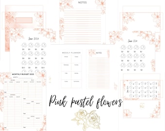 Pink Money Saving Challenge Printable Save 500 Savings - Etsy