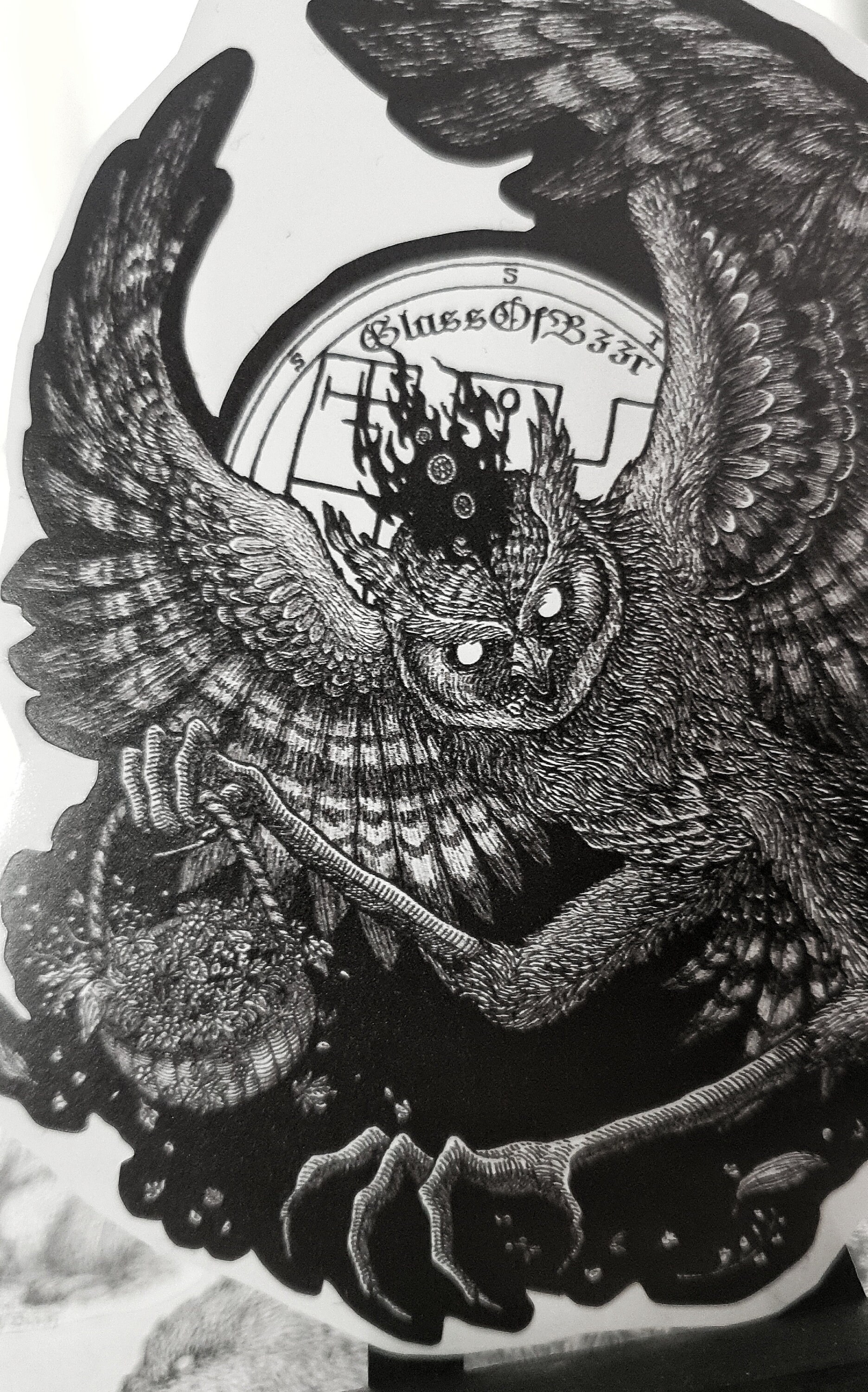 STOLAS Vinyl Art Sticker / Goetia Owl Demon Prince Artwork - Etsy
